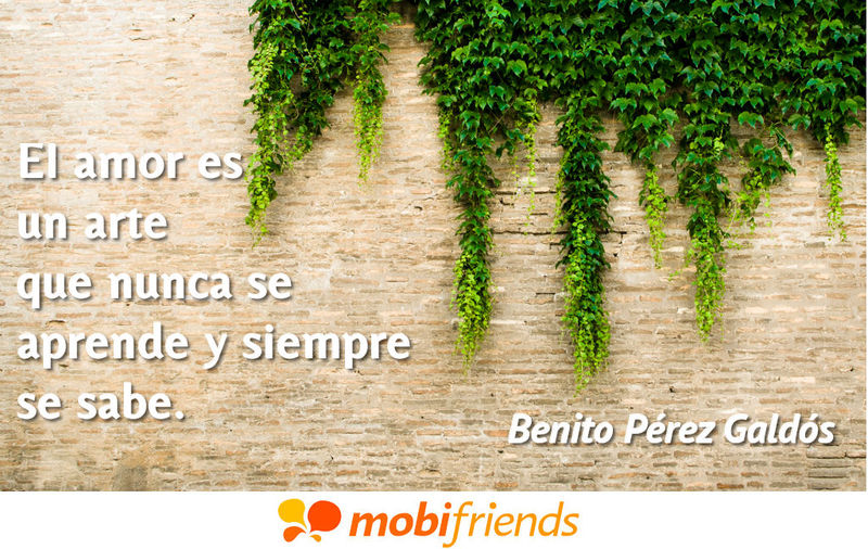 El amor es un arte que nunca se aprende y... - Frases de amor